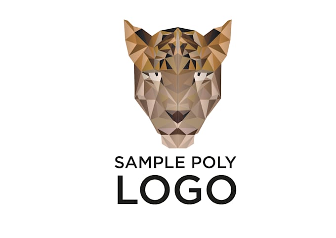 Make a low polygonal logo by Ffatimasajjad | Fiverr