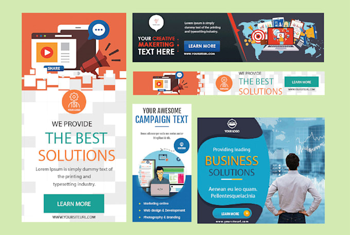 Design professional animated gif or static banners 14 hours by ...