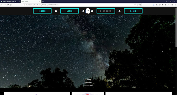 Do html css bootstrap by Ganyuxun | Fiverr