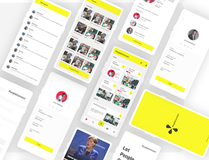Design stunning mobile app design with interactive prototype by Farviz ...