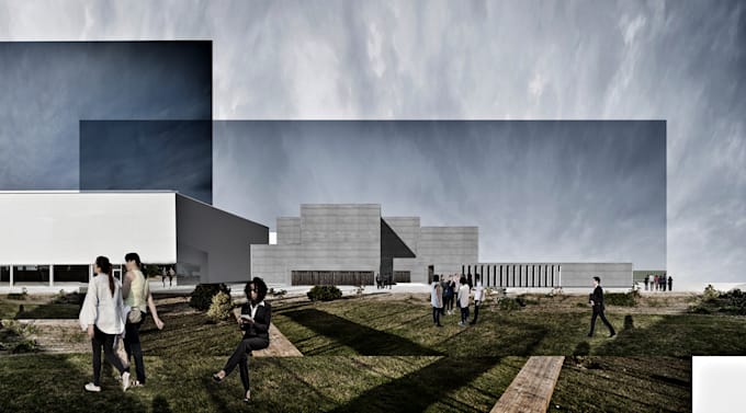Create architecture collage and visual representation by ...