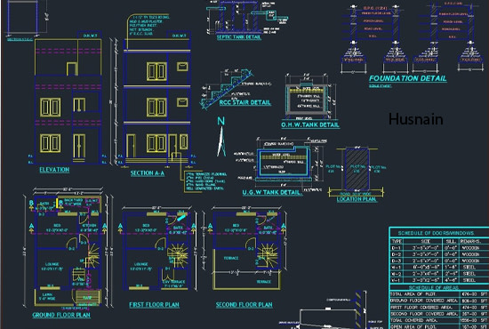 Design your architecture floor plan in autocad by Caddesigner3d | Fiverr