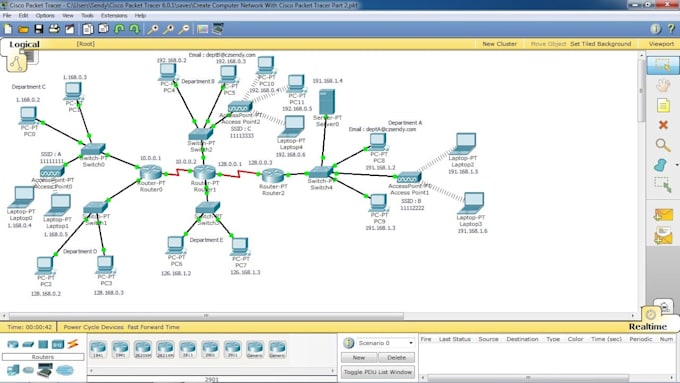 Assist In Networking Design And Cisco Packet Tracer Projects By Kxitiz3000 Fiverr