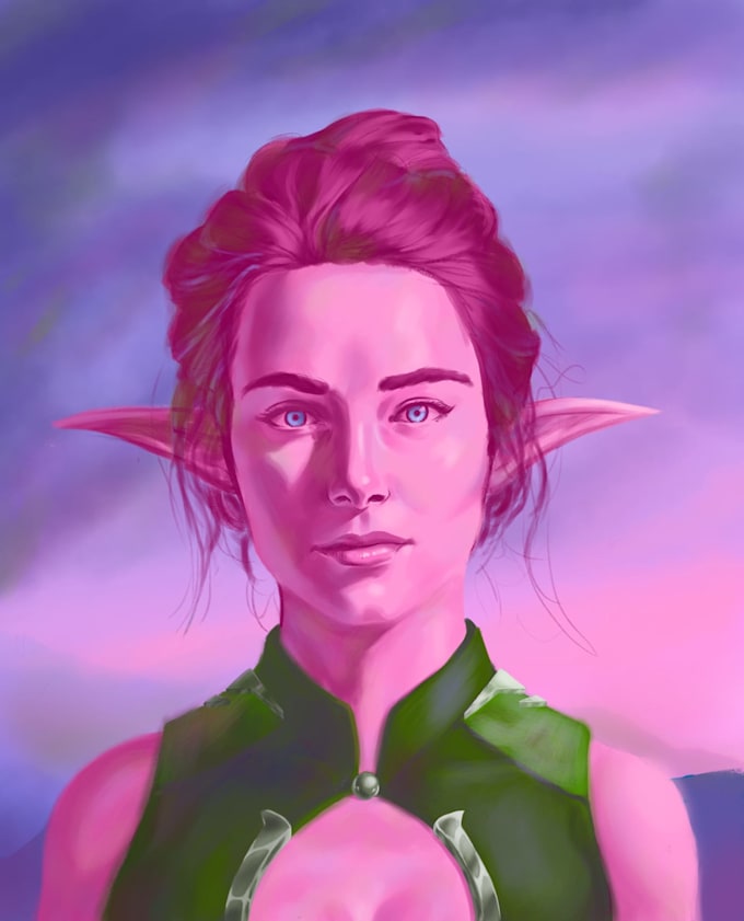 Draw or paint a unique portrait by Xallow_art | Fiverr