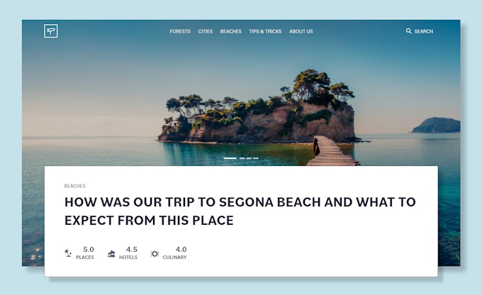 Design a blog mockup by Renato_ff | Fiverr