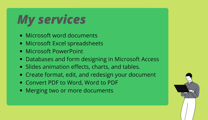 Do microsoft office, copy paste,data entry by Binoshfernando | Fiverr