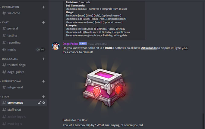 Do discord server management as basic to premium packages by Dylanc ...