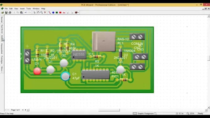 Create you a simple circuit pcb design using eagle cad by Ithertzunow ...