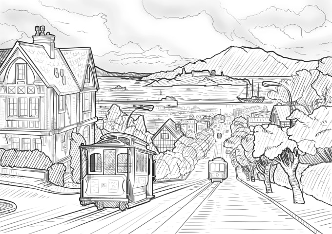 Create a beautiful sketch of your favourite place and buildings by ...