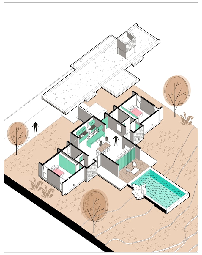 Create architectural visualization graphic for you by Pabloramireza ...