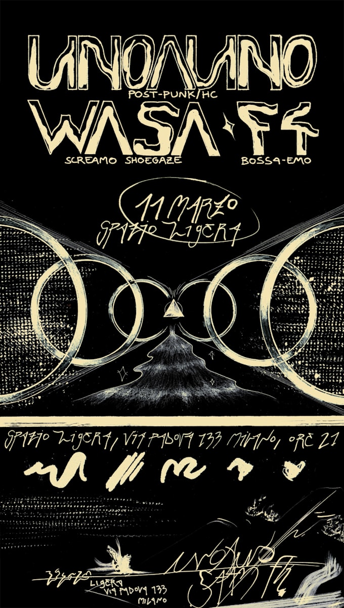 Design an artsy analog poster for your event by Ser_togni | Fiverr