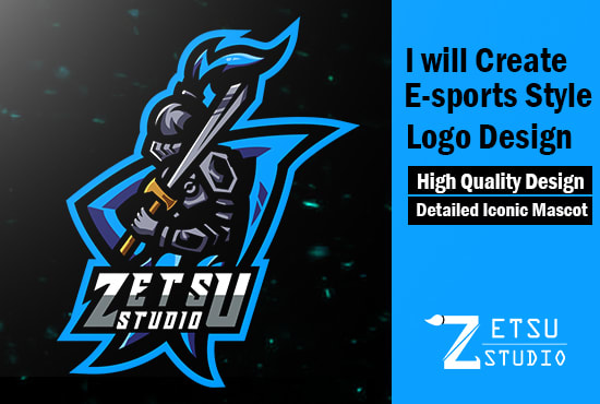 Create esports style logo design by Zetsustudio | Fiverr