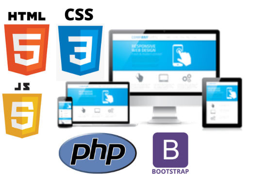 Create Responsive Website Using Html Css Javascript Php Bootstrap By Developingtools Fiverr