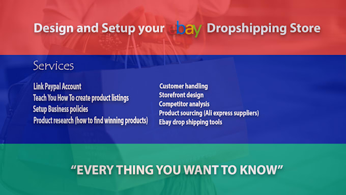 Full design and setup ebay store for dropshipping by Chathurnga | Fiverr