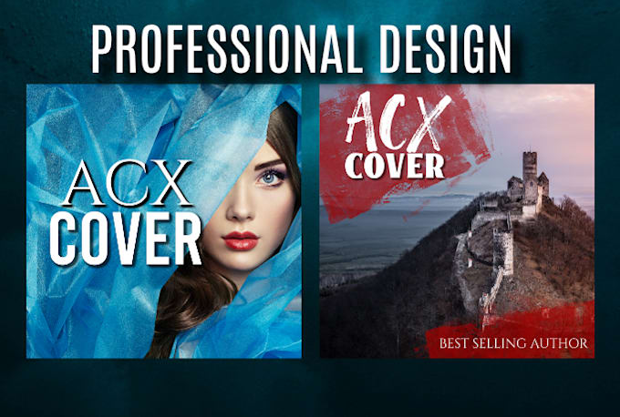 Design a professional acx cover for your audiobook by Methodmike | Fiverr