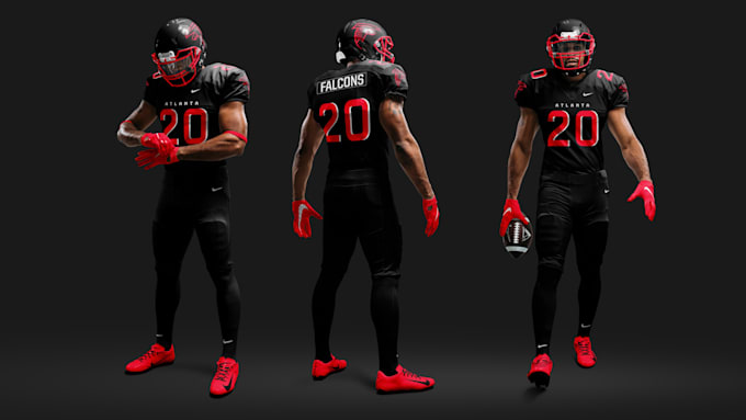Design a custom football uniform for you by Daltondesignsco | Fiverr