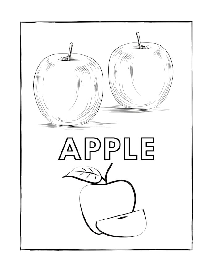 Illustrate coloring pages based on your title by Alvinjose1989 | Fiverr