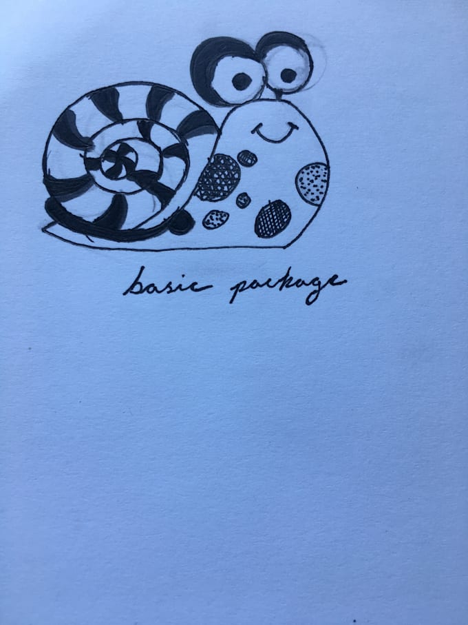 Draw cartoon images in a simplistic style by Bleunncalloch | Fiverr