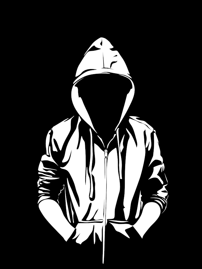 Draw stencil vektor black and white threshold from photo by Lotzfhiego ...