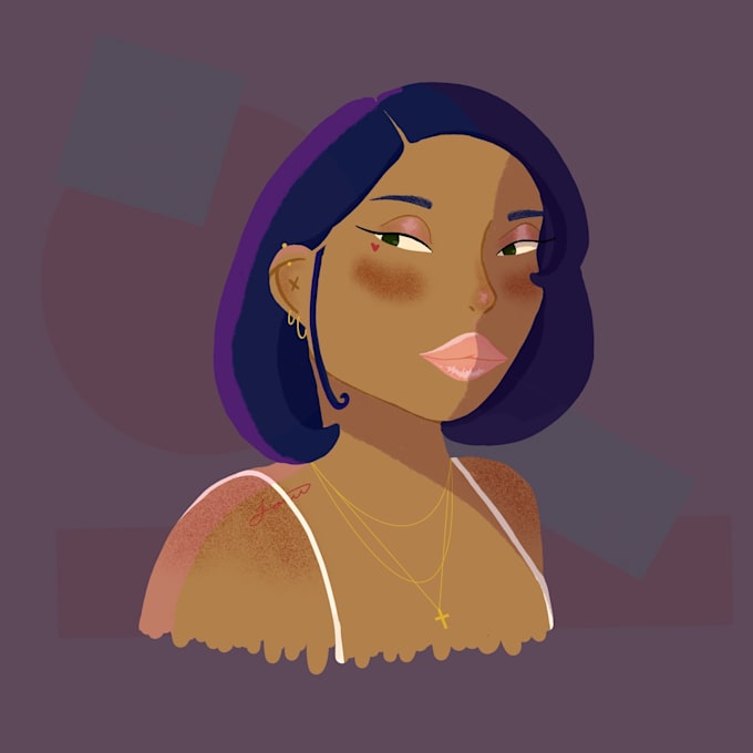 2d digital character illustrations by Jadu7even | Fiverr