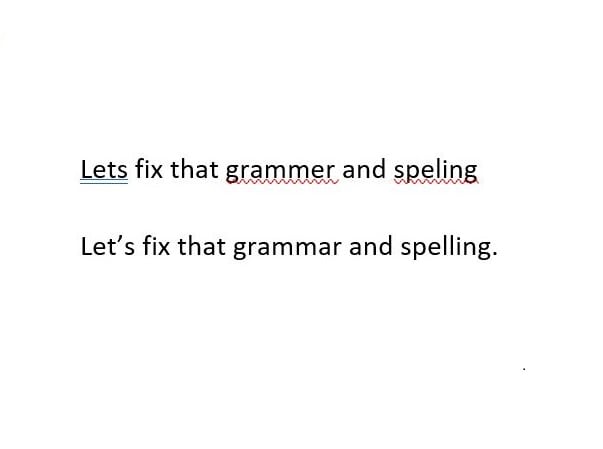 Fix your grammar and spelling by Sjlarowe | Fiverr