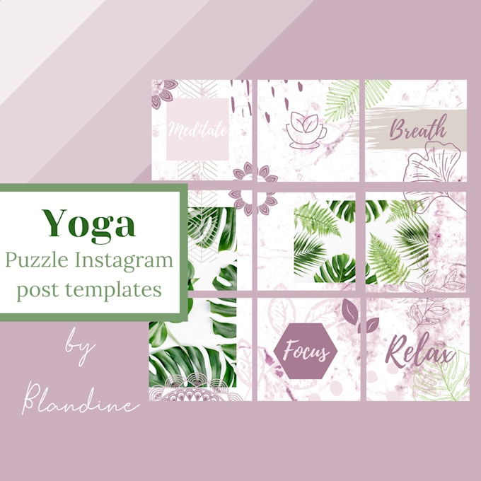 Create a stunning instagram puzzle feed by Blandine01 | Fiverr