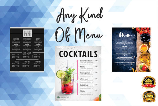 Create ,catalog,menu for your business by G_designer01 | Fiverr