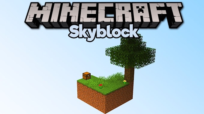 Create a classic skyblock island in minecraft for you by Gregor42725 ...
