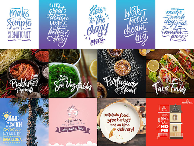 Design a beautifully illustrated typography by Johnnagerard | Fiverr