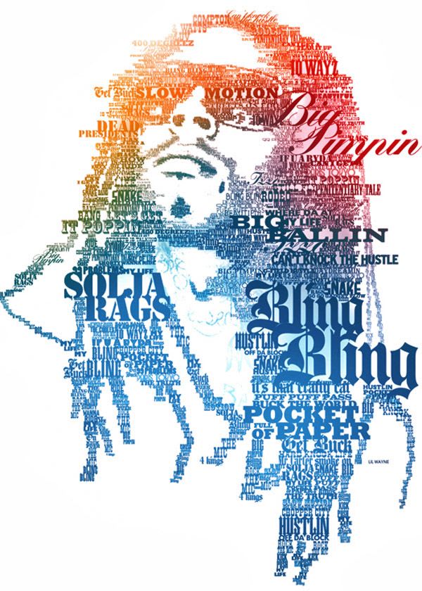 Create typography portrait text art by Ameerhamza4140 | Fiverr