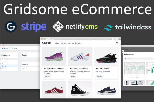 Develop an ecommerce website with gridsome and stripe by Svengaubert | Fiverr
