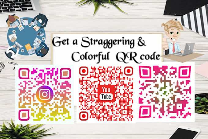 Create a staggering brilliant qr code by Fastforce | Fiverr