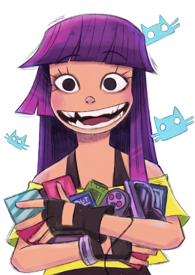 Draw illustrations and create character design by Erzhuxa | Fiverr