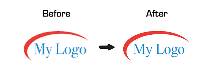 Rebuild your logo from low resolution images by Davidefasciana | Fiverr