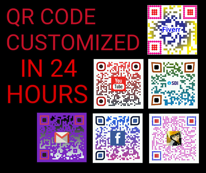 Create generator qr code design with your logo by Ganvie | Fiverr