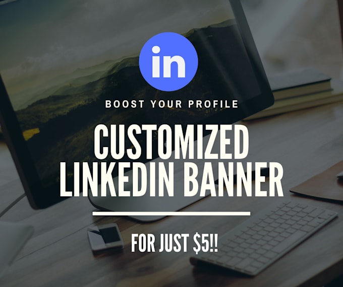Create a customized linkedin banner for your profile by Diegoms2 | Fiverr