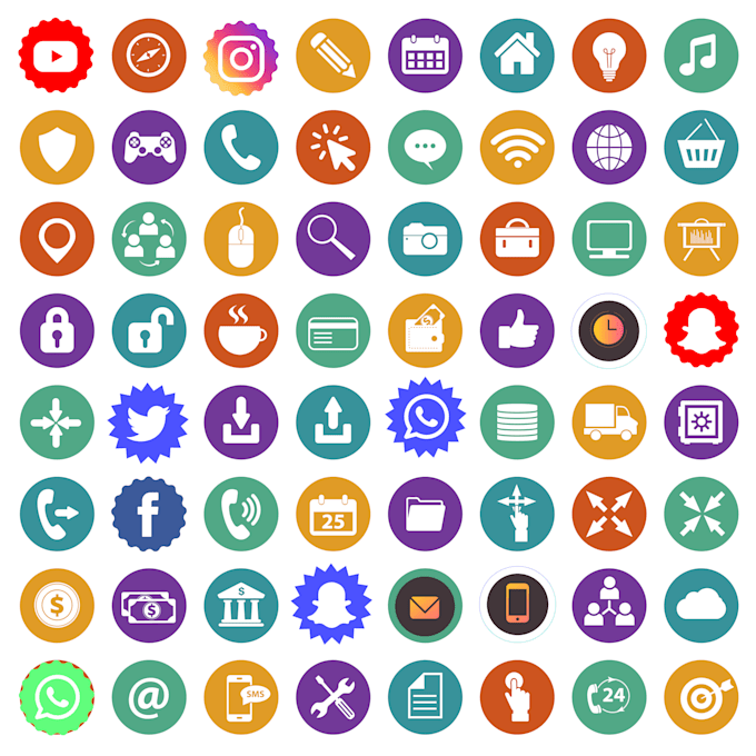 Design any type of icon within 24hrs by Nmferoz | Fiverr