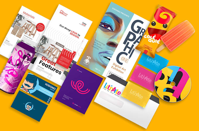 Design your brands marketing graphic materials by Awesomedesign11 | Fiverr