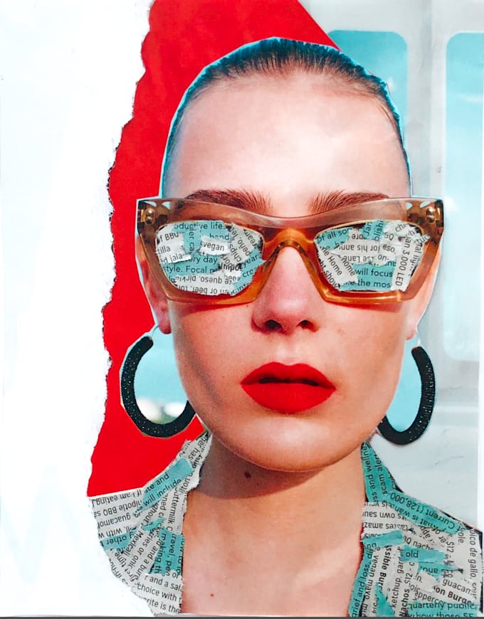 Handmade and digital collage art by Lydiayong | Fiverr