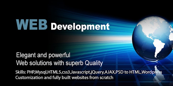 Do creative web development using php and mysqli by Faizy11 | Fiverr