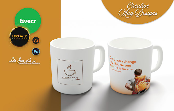Do creative and attractive mug, tshirt, promotional and merchandise ...