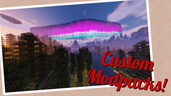 Design your custom minecraft modpack by Arvinthedesignr | Fiverr