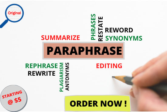 Rewrite, paraphrase, rephrase and edit your medical article by Dr_ali23 ...