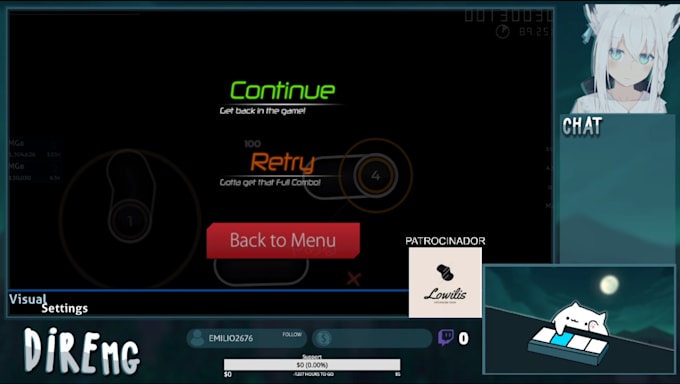 Design an outstanding and professional osu twitch overlay by Diremg ...