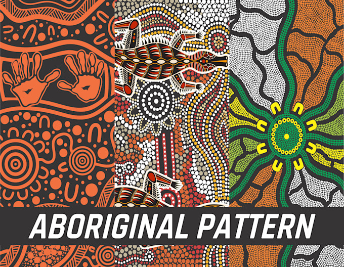 Create aboriginal seamless and all kind of pattern design by Graphiq ...