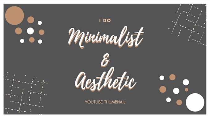 Do minimalist and aesthetic youtube thumbnail design by Praabinuman ...