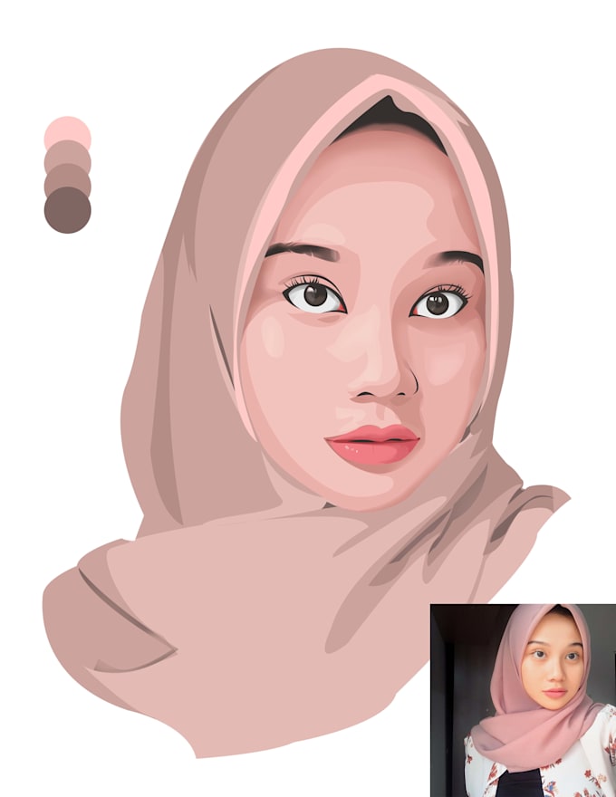 Make vector portrait from your photo by Vexel_torpep | Fiverr