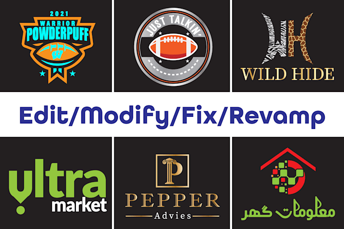 Edit, modify and redraw logo, to vector, ai, svg, psd etc by Grafixerz ...