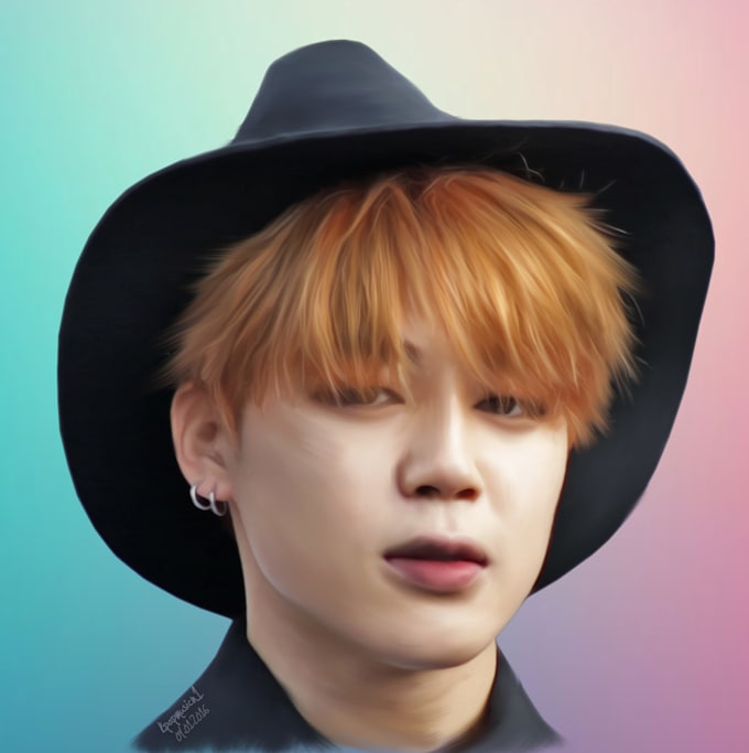 Do kpop digital art portrait by Bokimarket | Fiverr