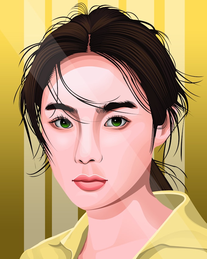 We will draw vector art based on your pictures by Friendshipid | Fiverr